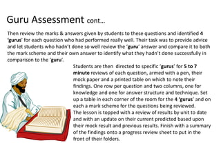 Guru assessment | PPT