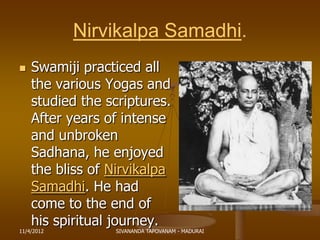swami sivanandaji maharaj | PPTX