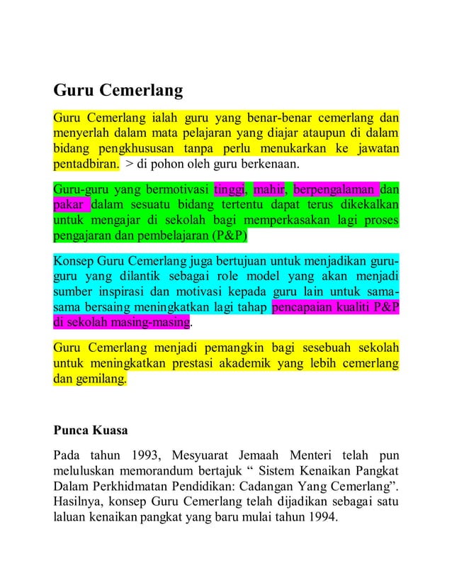 Guru cemerlang | DOCX