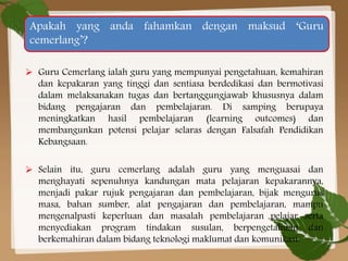 Guru cemerlang(pengajaran) | PDF