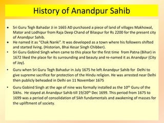 Sri Guru Gobind Singh Ji - A Saint and Soldier | PPT