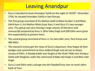 Sri Guru Gobind Singh Ji - A Saint and Soldier | PPT