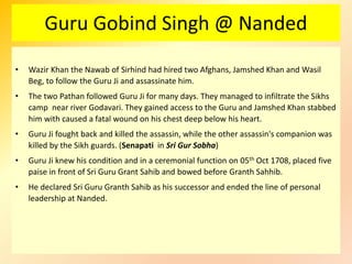 Sri Guru Gobind Singh Ji - A Saint and Soldier | PPT