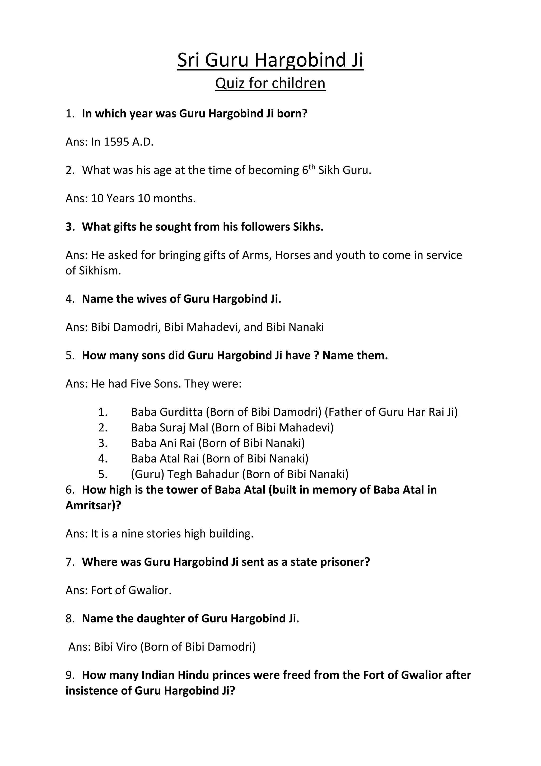 Guru Hargobind Ji Quiz.pdf