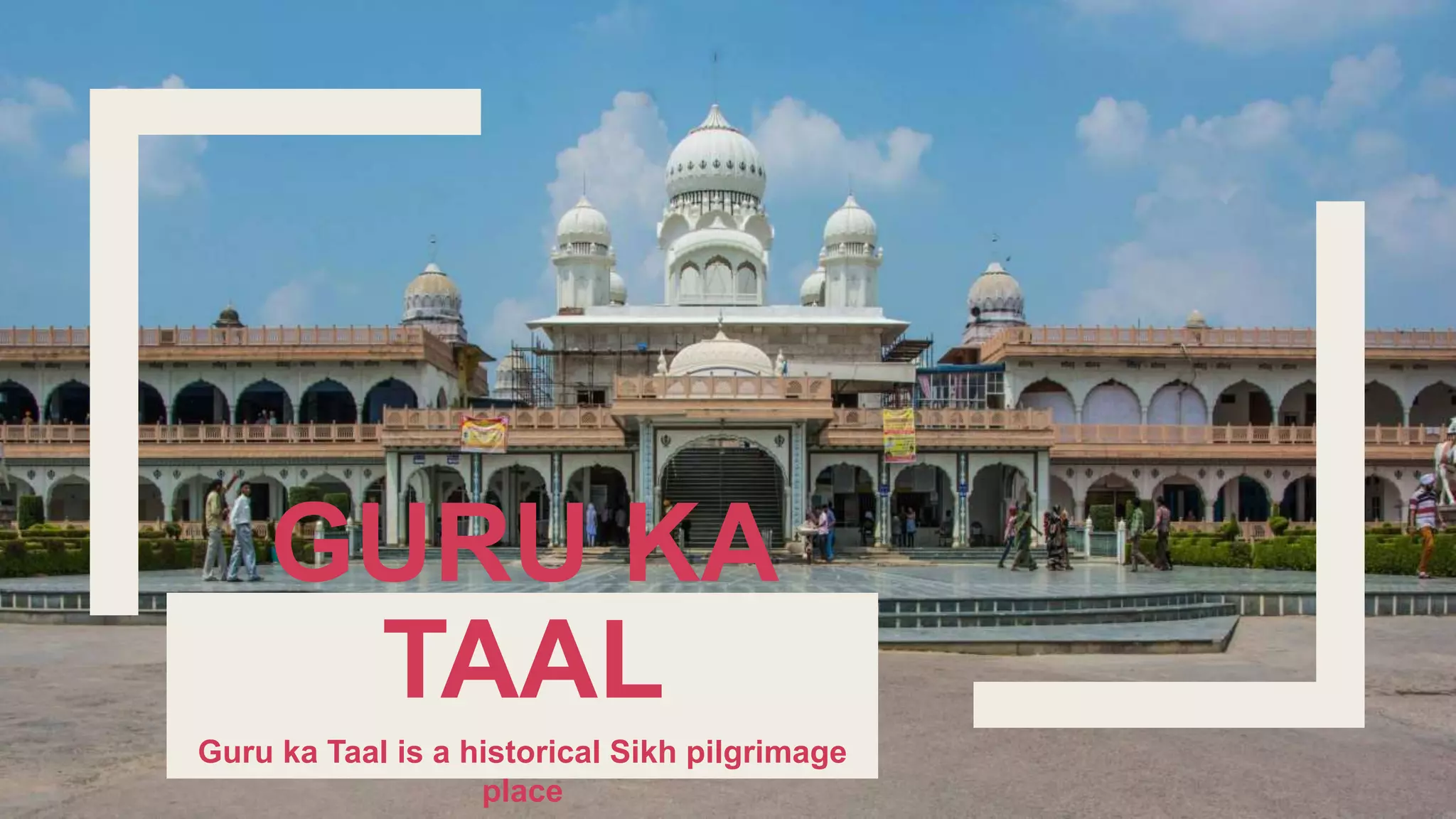 Guru ka tal, sachkhand sahib gurudwara nanded , lumbini | PPTX