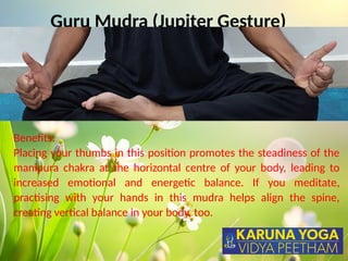 Guru Mudra (Jupiter Gesture)respecting master gesture | PPTX