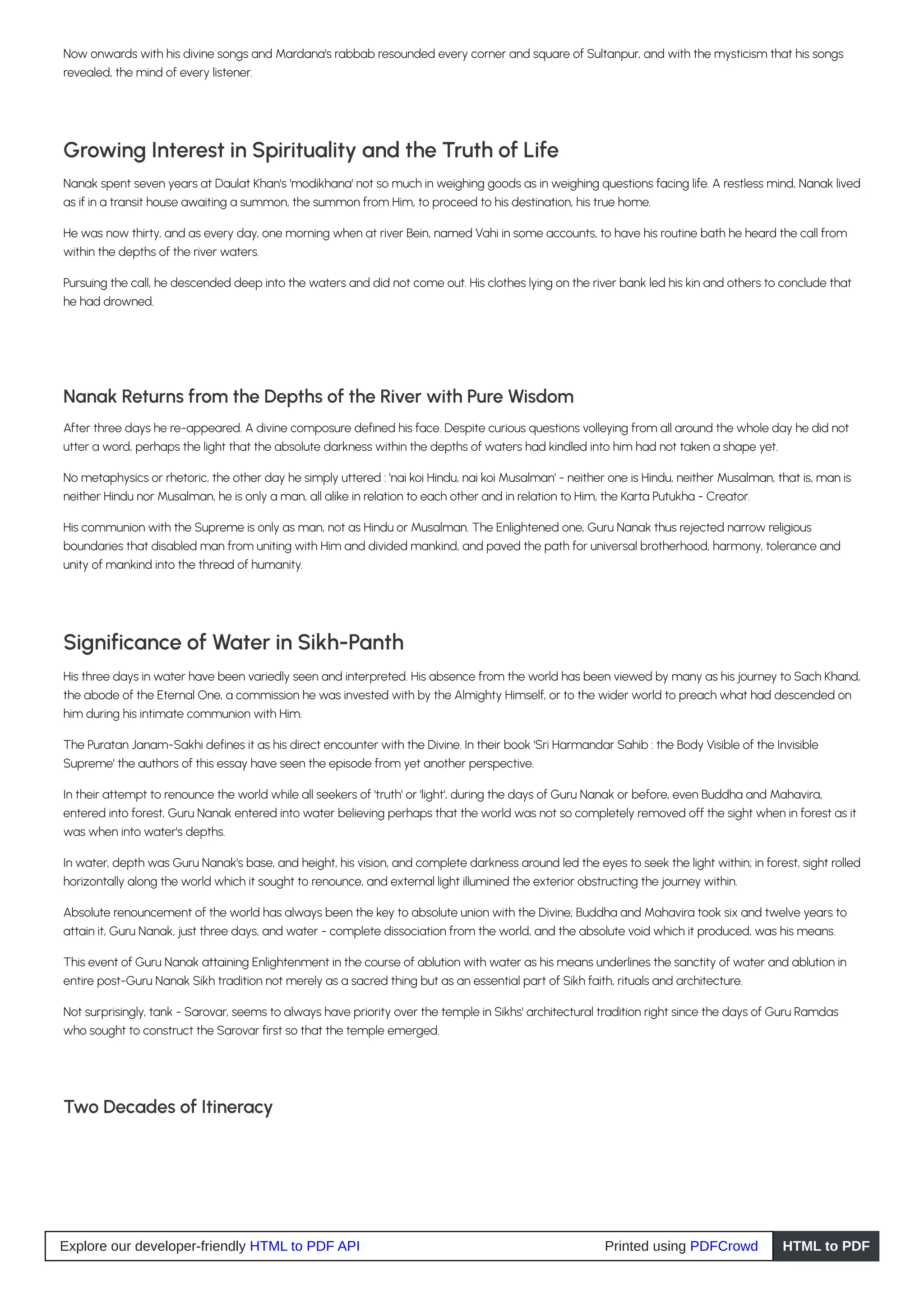 '"Guru Nanak'" : His Life And Philosophy | PDF
