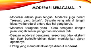 Guru pelopor moderasi beragama converted | PPT