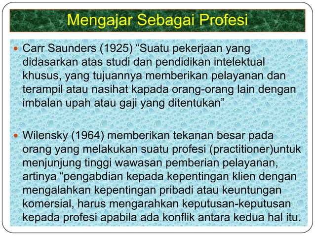 Guru, peran dan proses mengajar | PPT
