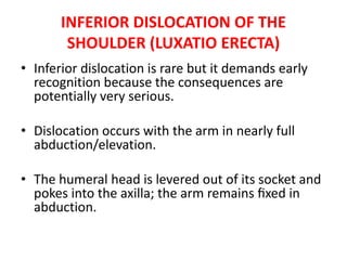 dislocations of shoulder dr.guru prasad | PPTX