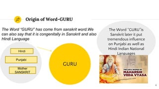 Guru Purnima ppt presentation | PPTX
