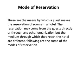 Courses and Modes of Reservation . S.B. college of MASTER OF TOURISM ...