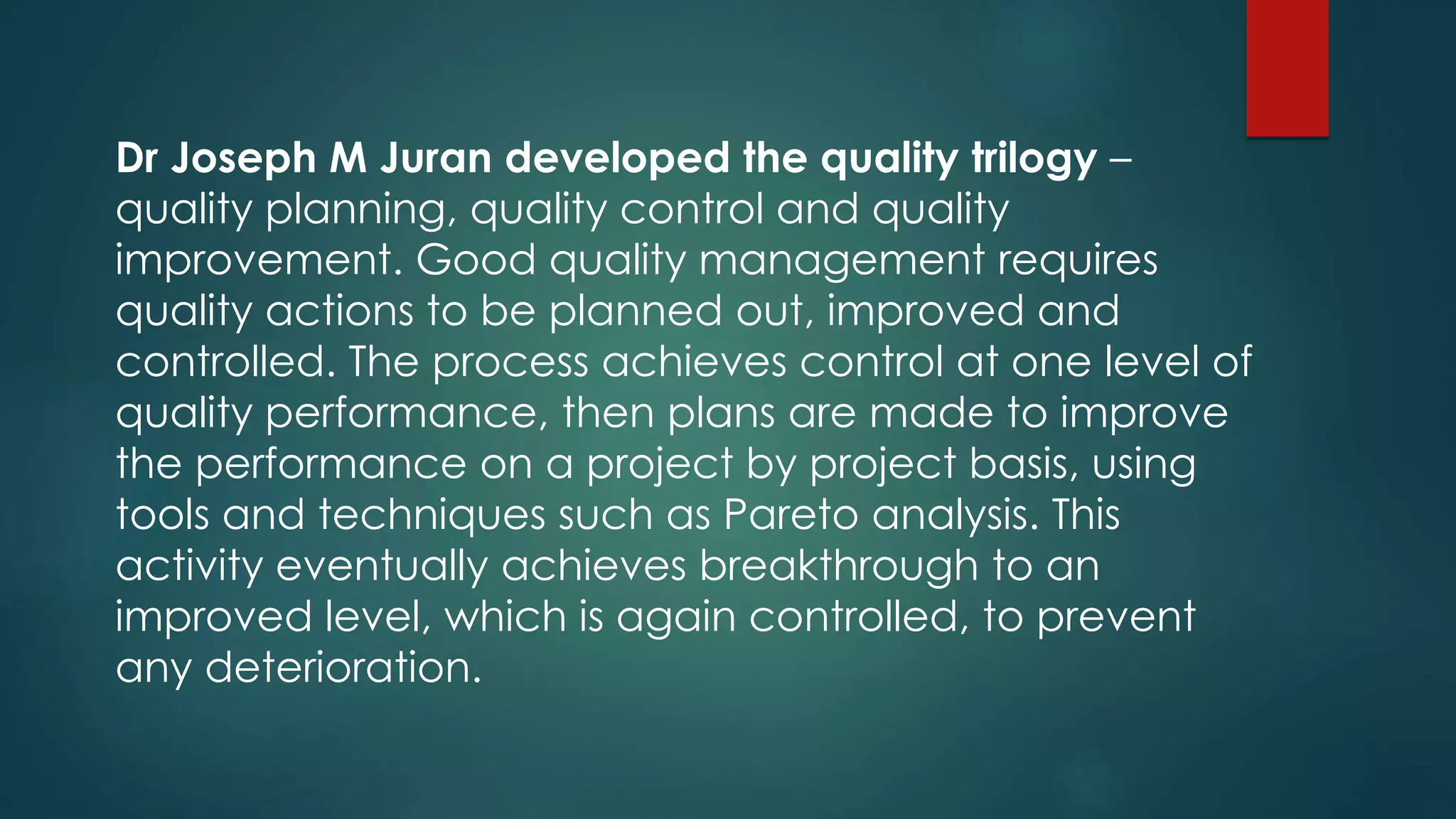 The Quality Gurus | PPT