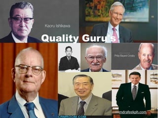 Quality Control Gurus and Quality Control Tools | PPTX