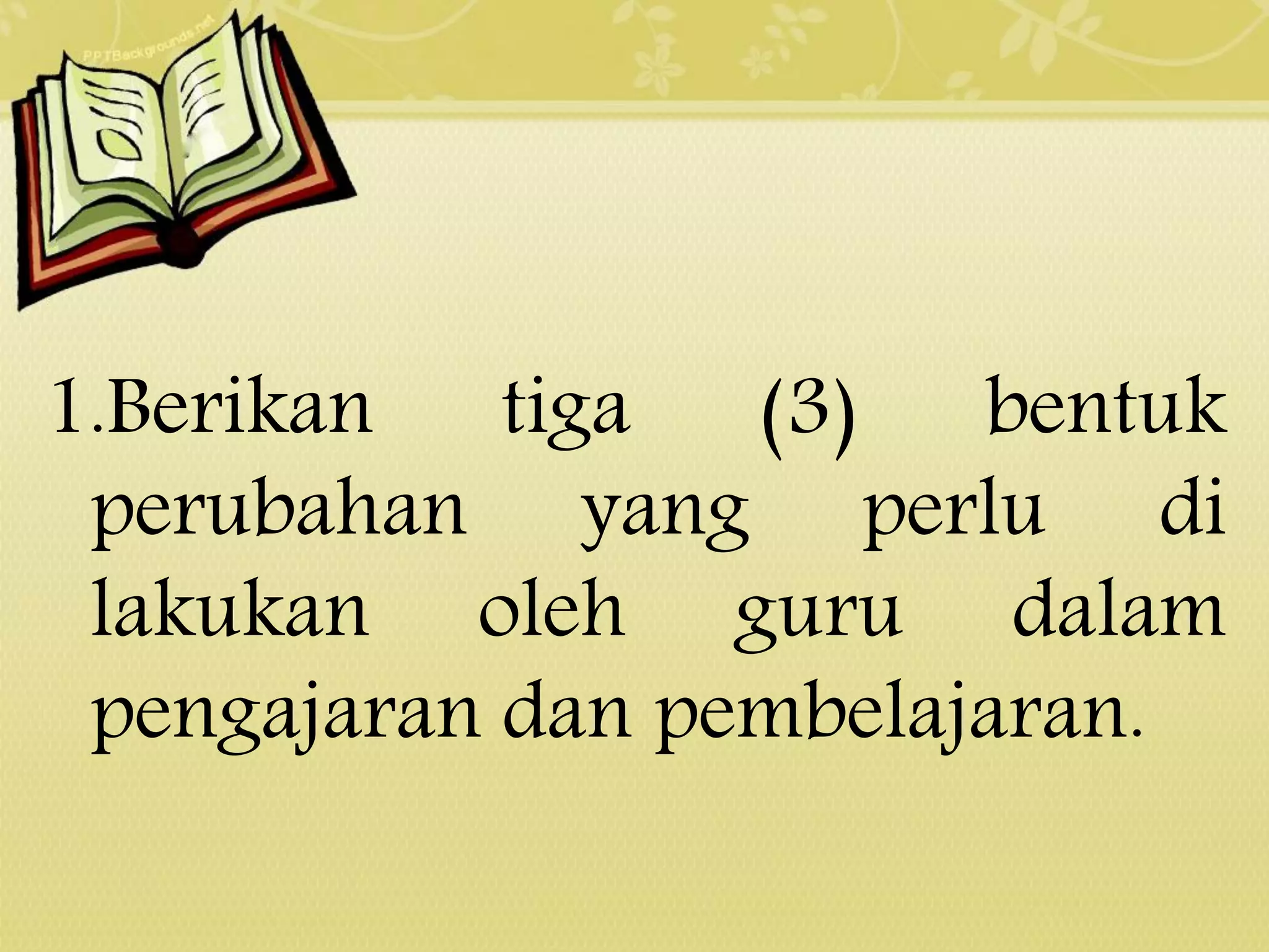 Guru sebagai agen perubahan(model perubahan) | PDF