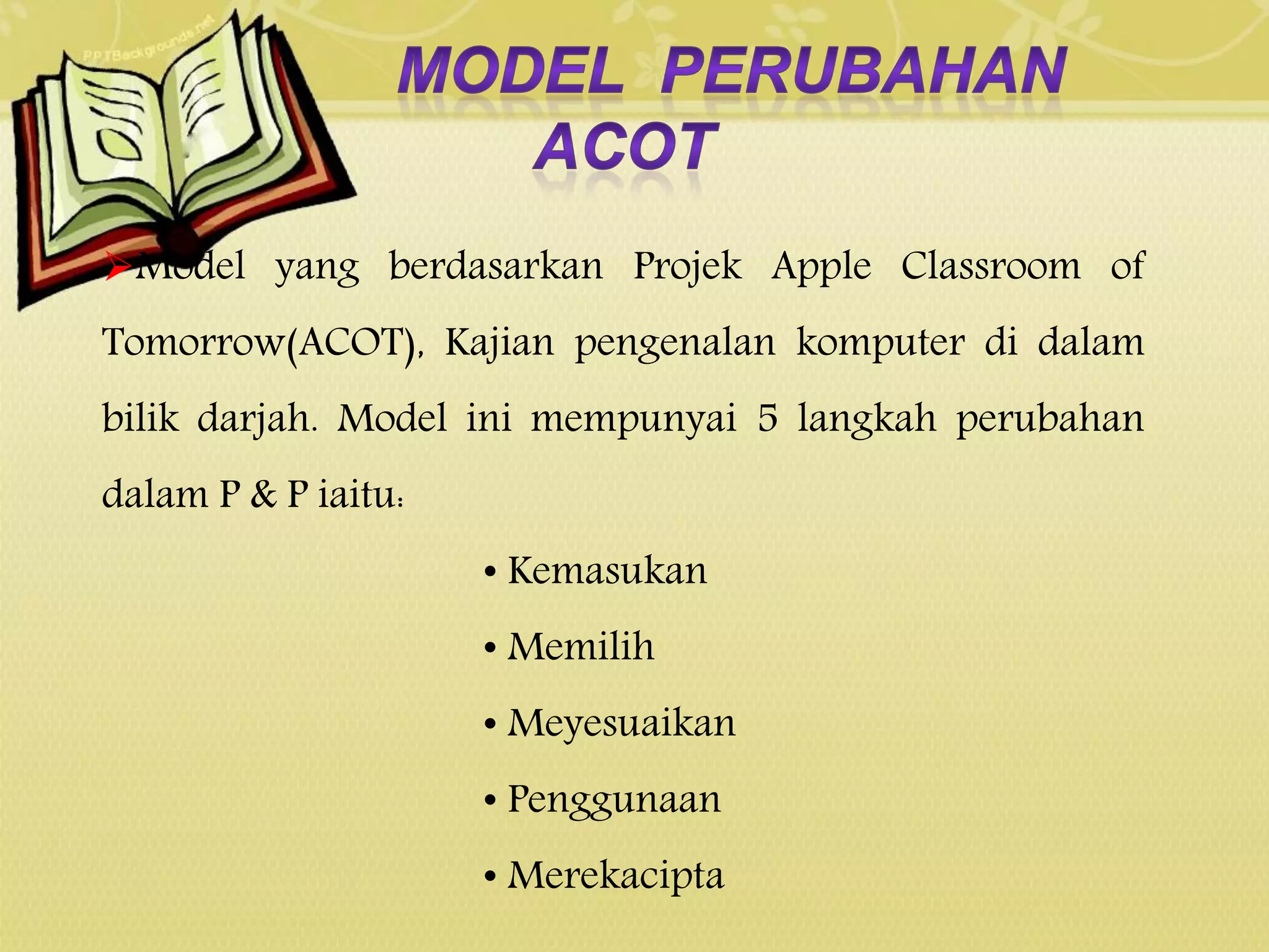 Guru sebagai agen perubahan(model perubahan) | PDF