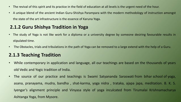 Guru Shishya Tradition in Yoga Unique Lineage -karuna yoga vidya ...