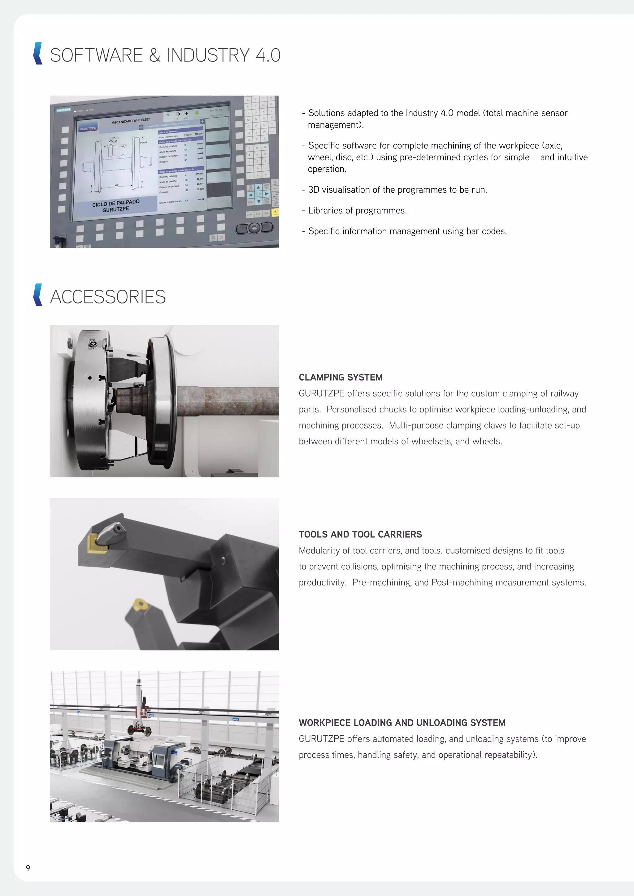 CATALOGUE | GURUTZPE Turning Solutions for Railway Sector | PDF
