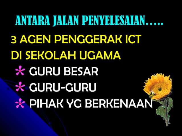Guru Ugama Wajar Celik ICT | PPT