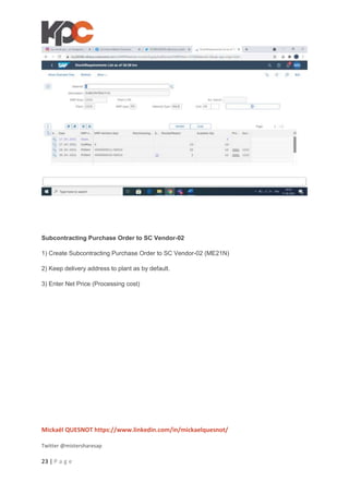 GU_SAP FIORI_Multilevel Subcontracting Process (Subcontracting Process with 2 Subcontractors).docx