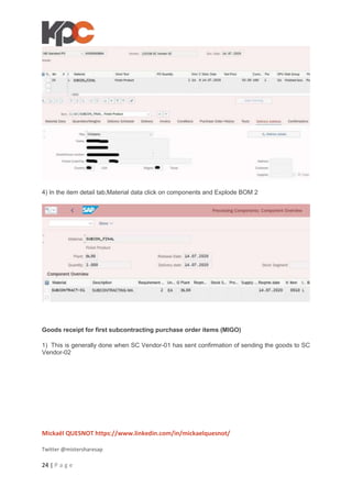 GU_SAP FIORI_Multilevel Subcontracting Process (Subcontracting Process with 2 Subcontractors).docx