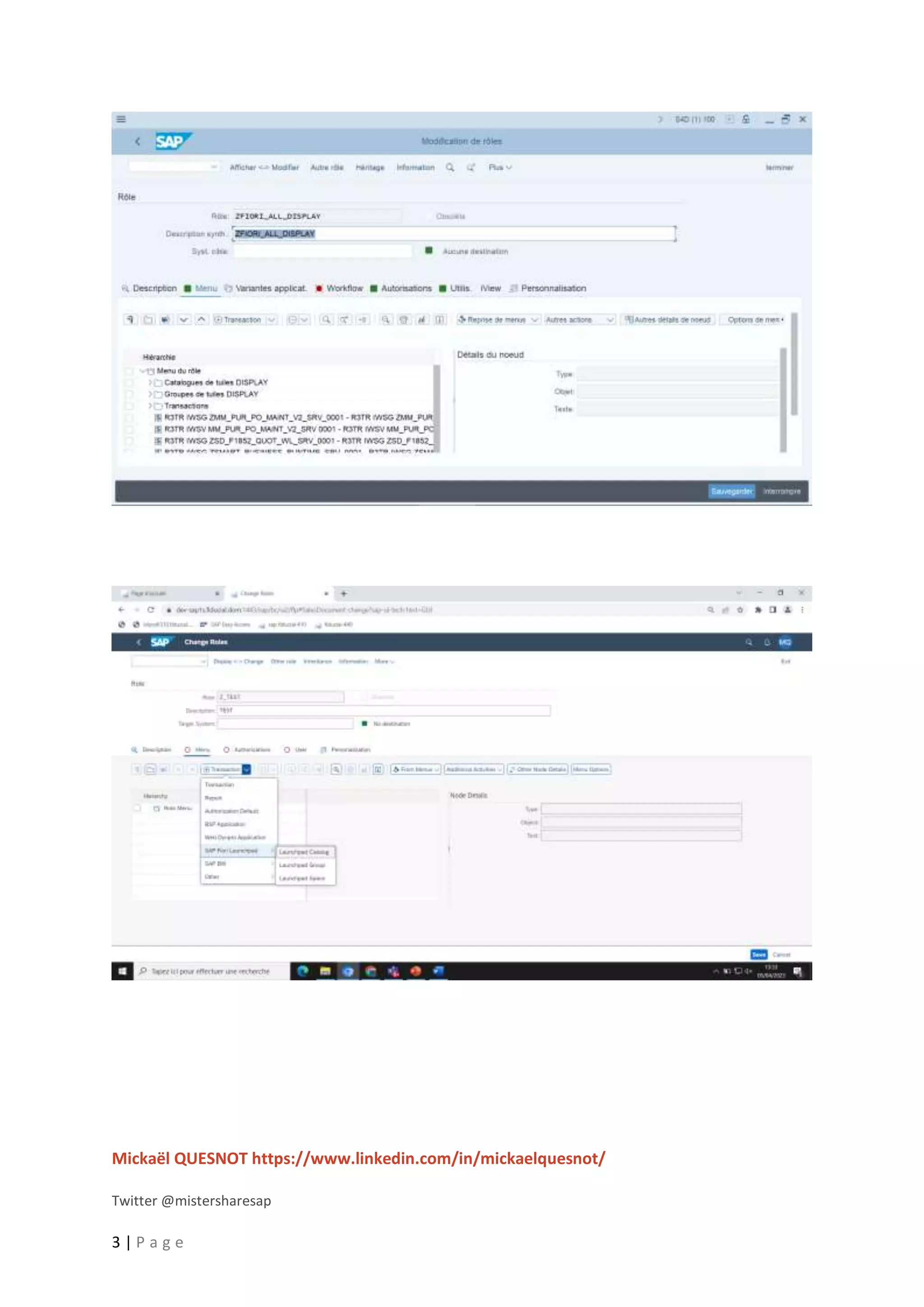 GU_SAP S4 HANA_Assign the Catalogs and Groups to the PFCG (SAP) Role.docx | Computing ...