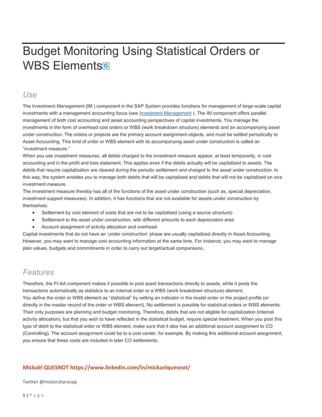 Gusap S4 Hanabudget Monitoring Using Statistical Orders Or Wbs