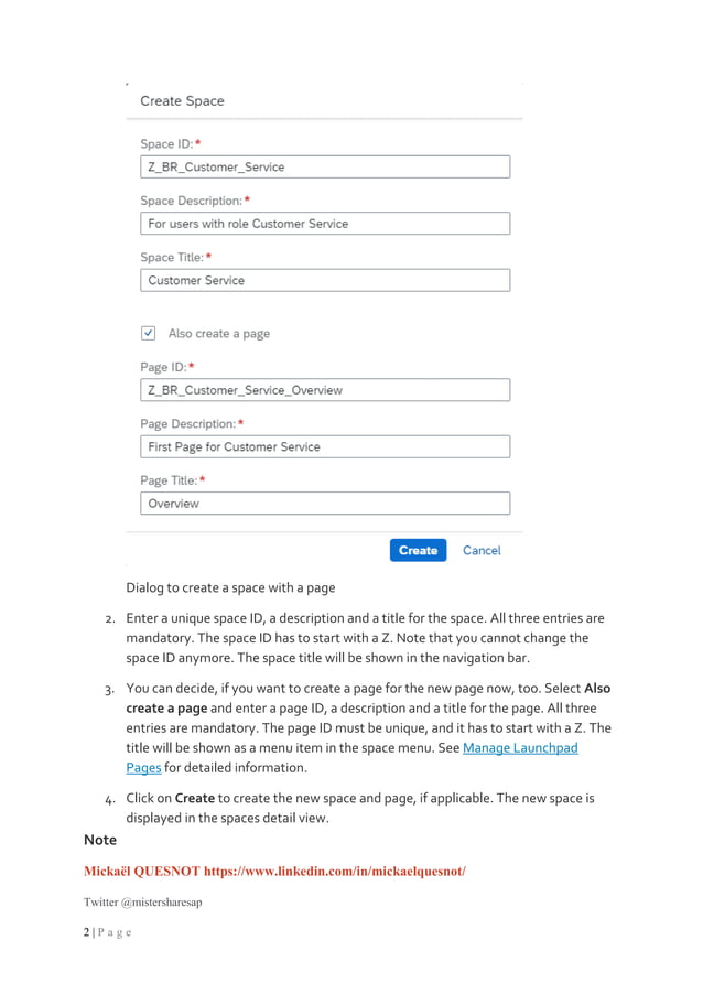 GU_SAP S4 HANA CLOUD_Creating a Space.docx