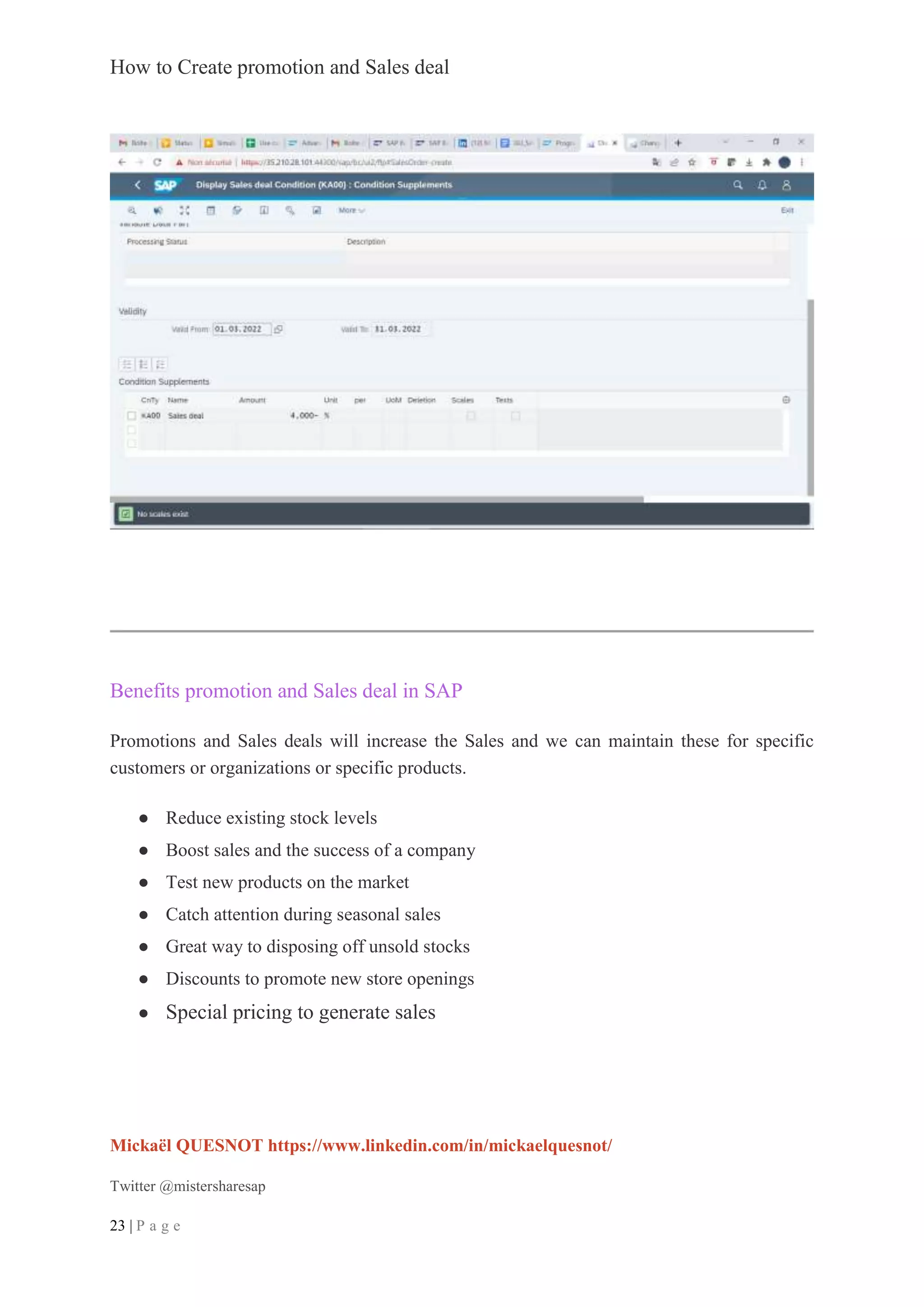 GU_SAP S4 HANA CLOUD_How to Create promotion and Sales deal.docx