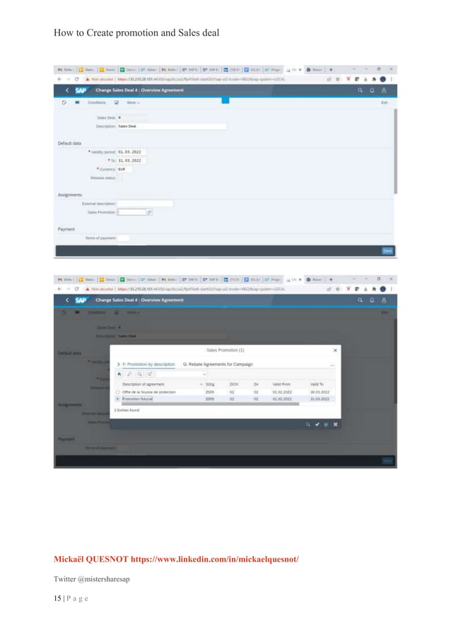 GU_SAP S4 HANA CLOUD_How to Create promotion and Sales deal.docx | Sales | Business