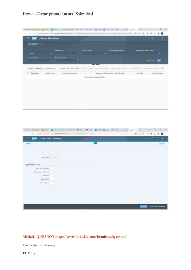 GU_SAP S4 HANA CLOUD_How to Create promotion and Sales deal.docx | Sales | Business