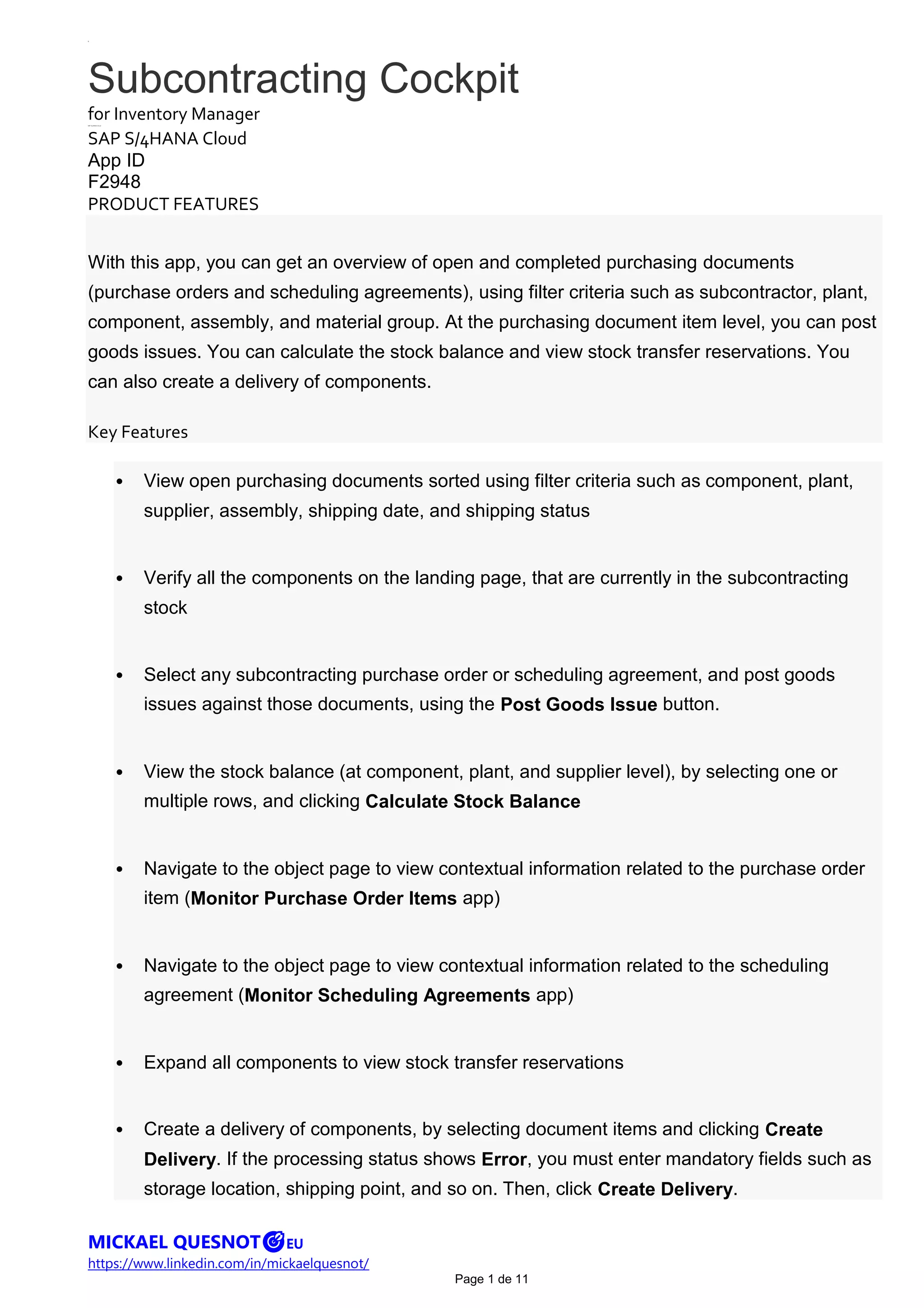 GU_SAP S4 HANA CLOUD_Subcontracting Cockpit.docx