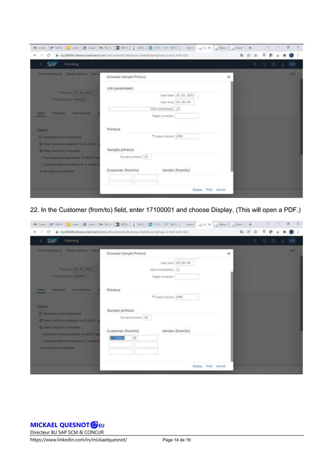 GU_SAP S4 HANA_How to perform Dunning_Create Dunning Notices (F150).docx