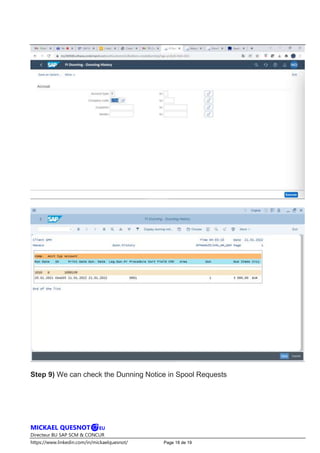 GU_SAP S4 HANA_How to perform Dunning_Create Dunning Notices (F150).docx