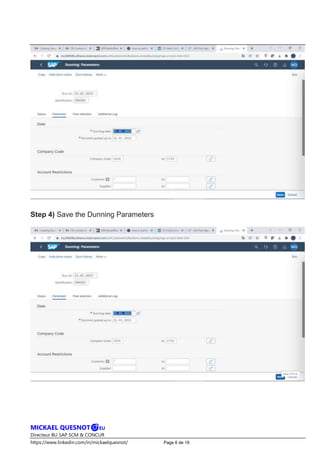 GU_SAP S4 HANA_How to perform Dunning_Create Dunning Notices (F150).docx