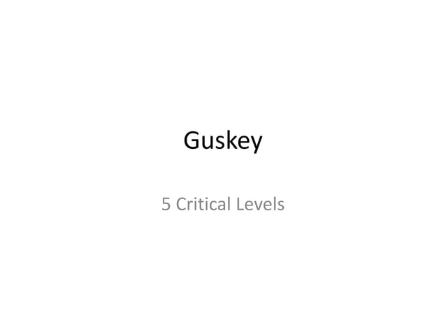 Guskey | PPTX