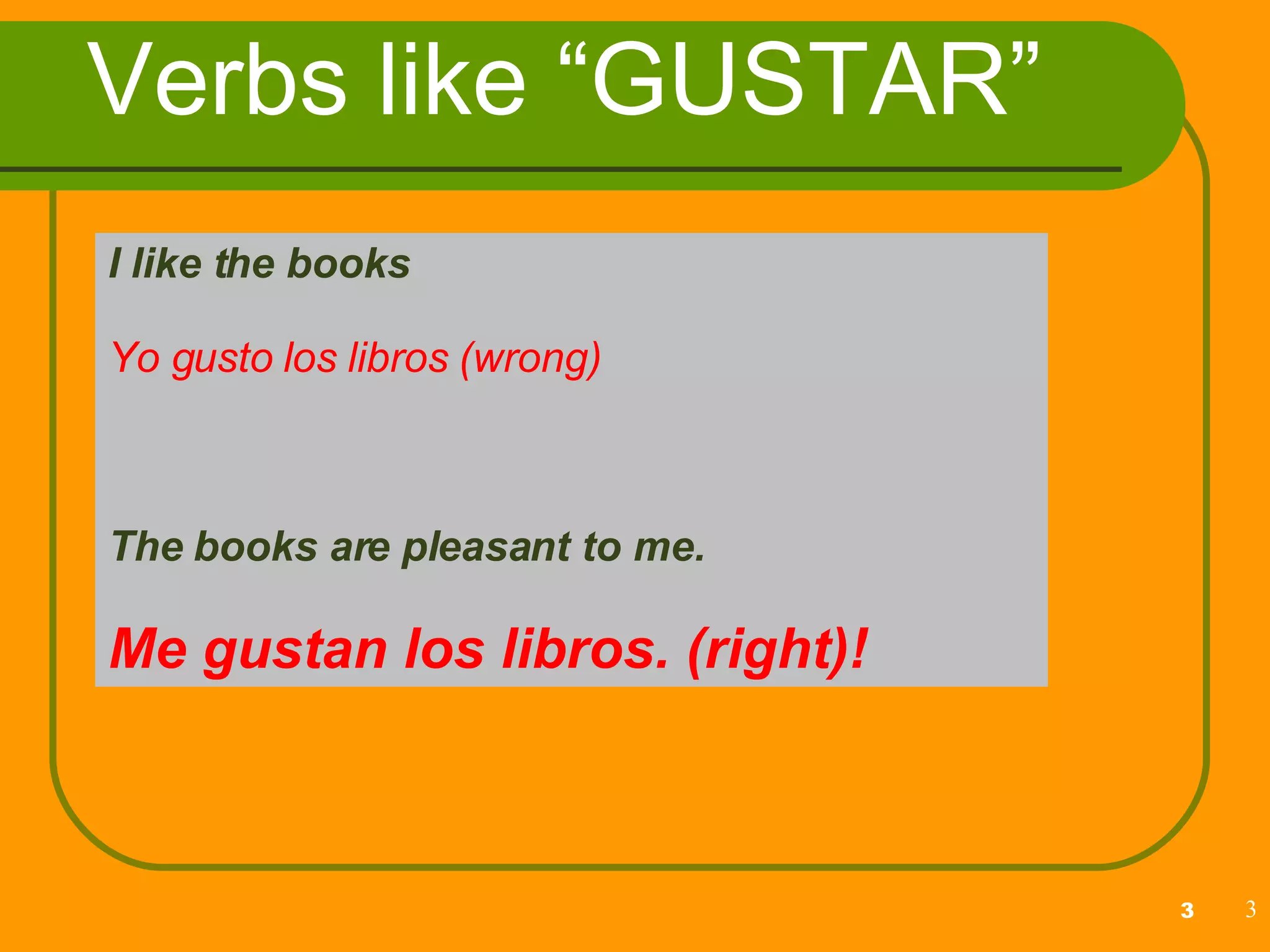 Gustar | PPT