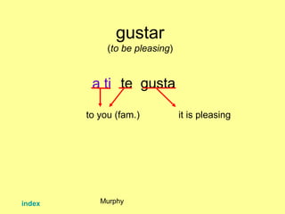 Gustar explanation | PPT