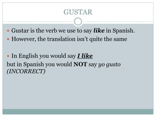Gustar | PPTX
