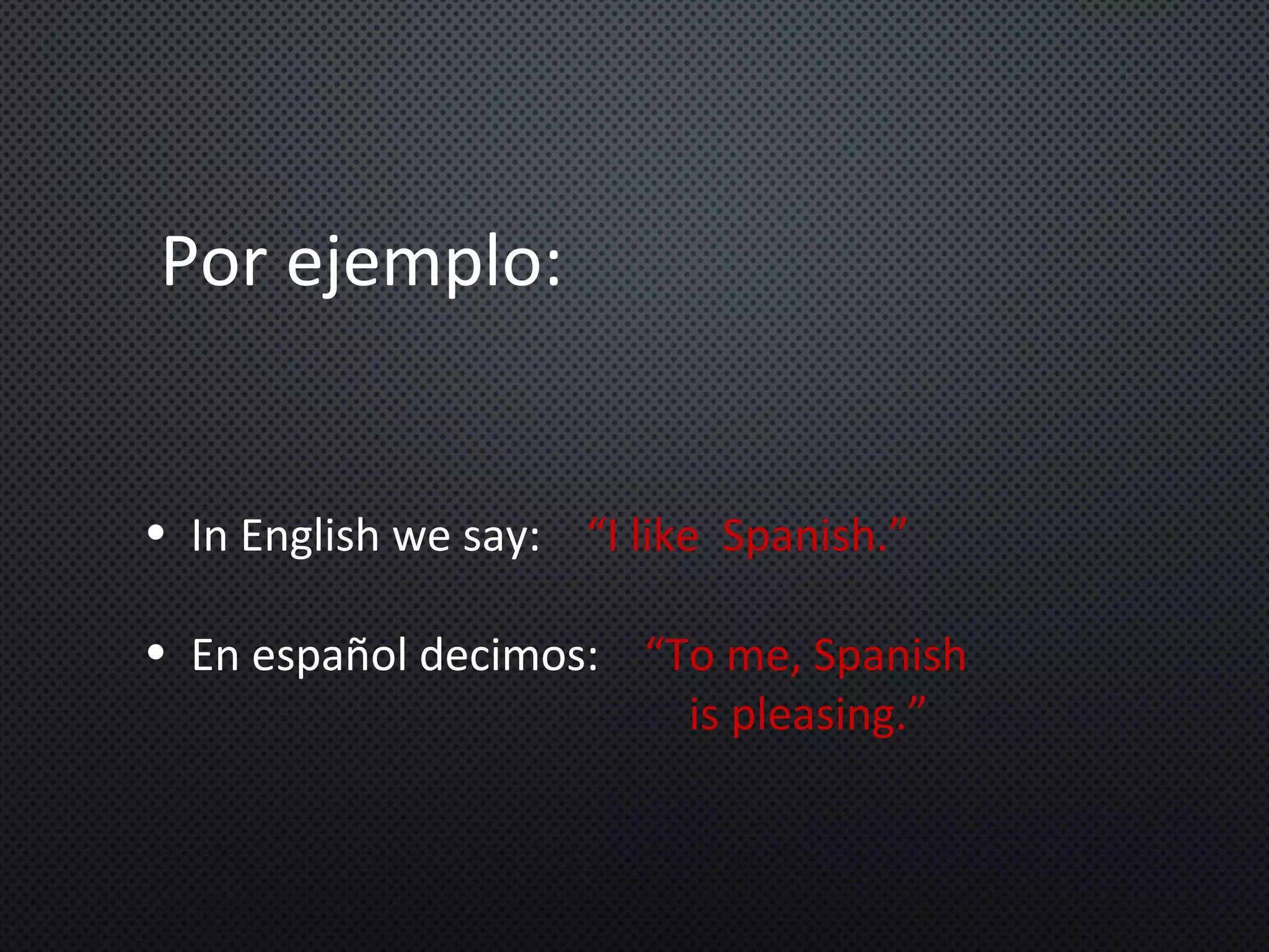Gustar spanish powerpoint | PPT