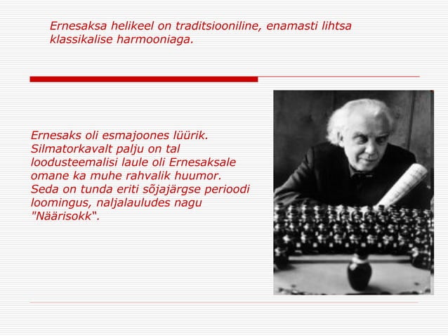 Gustav Ernesaks | PPT