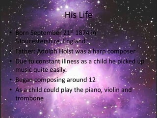 Gustav holst | PPTX