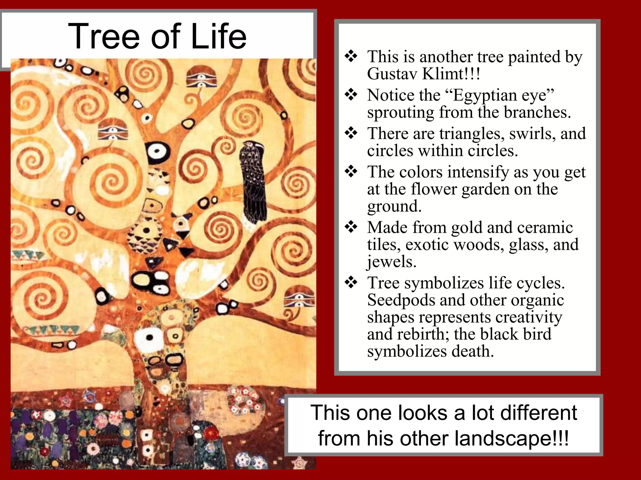 Gustav Klimt- 1st grade | PPT