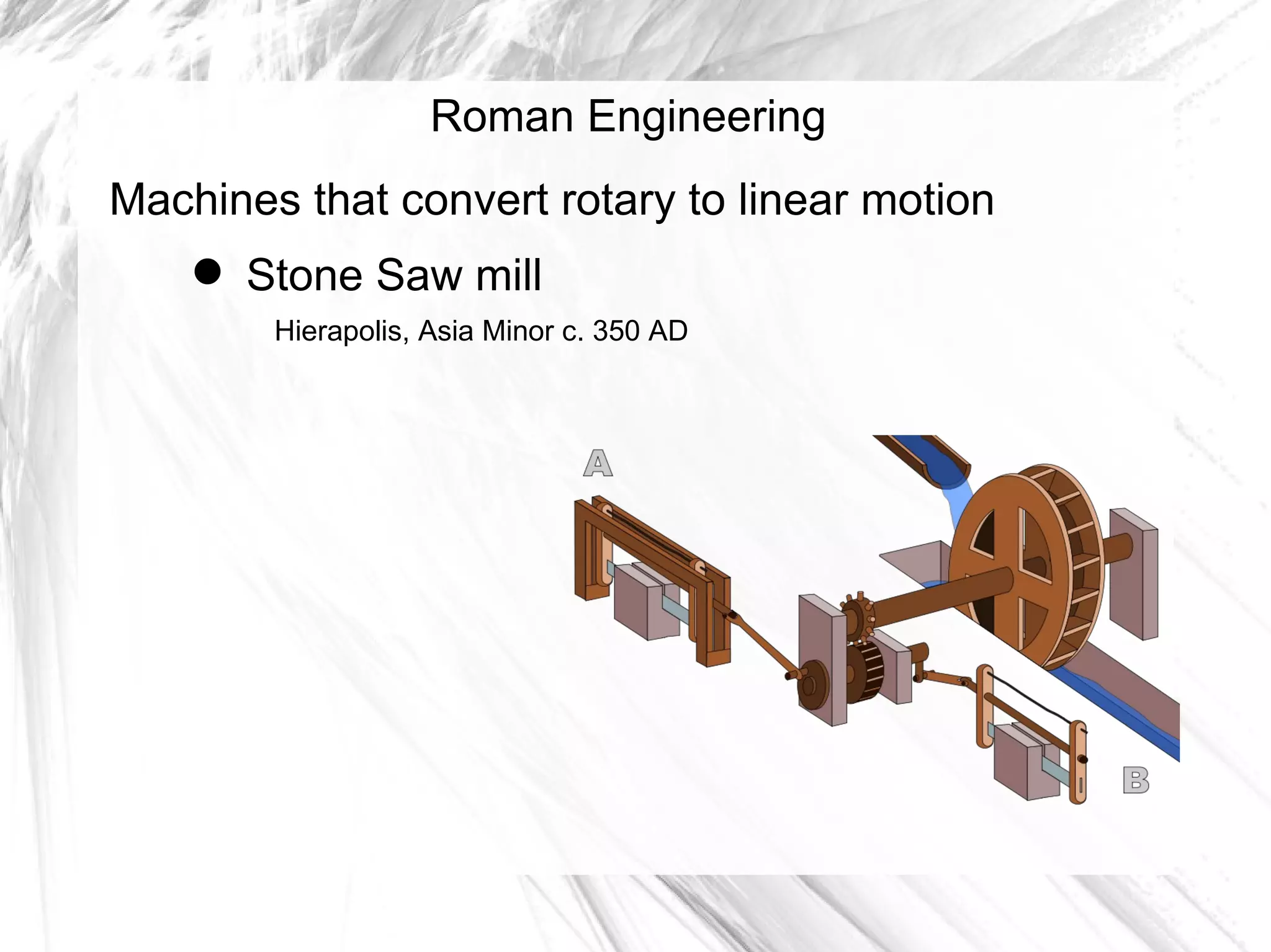 Session no. 3, 2011: Roman Engineering Machines and Mechanisms, by ...