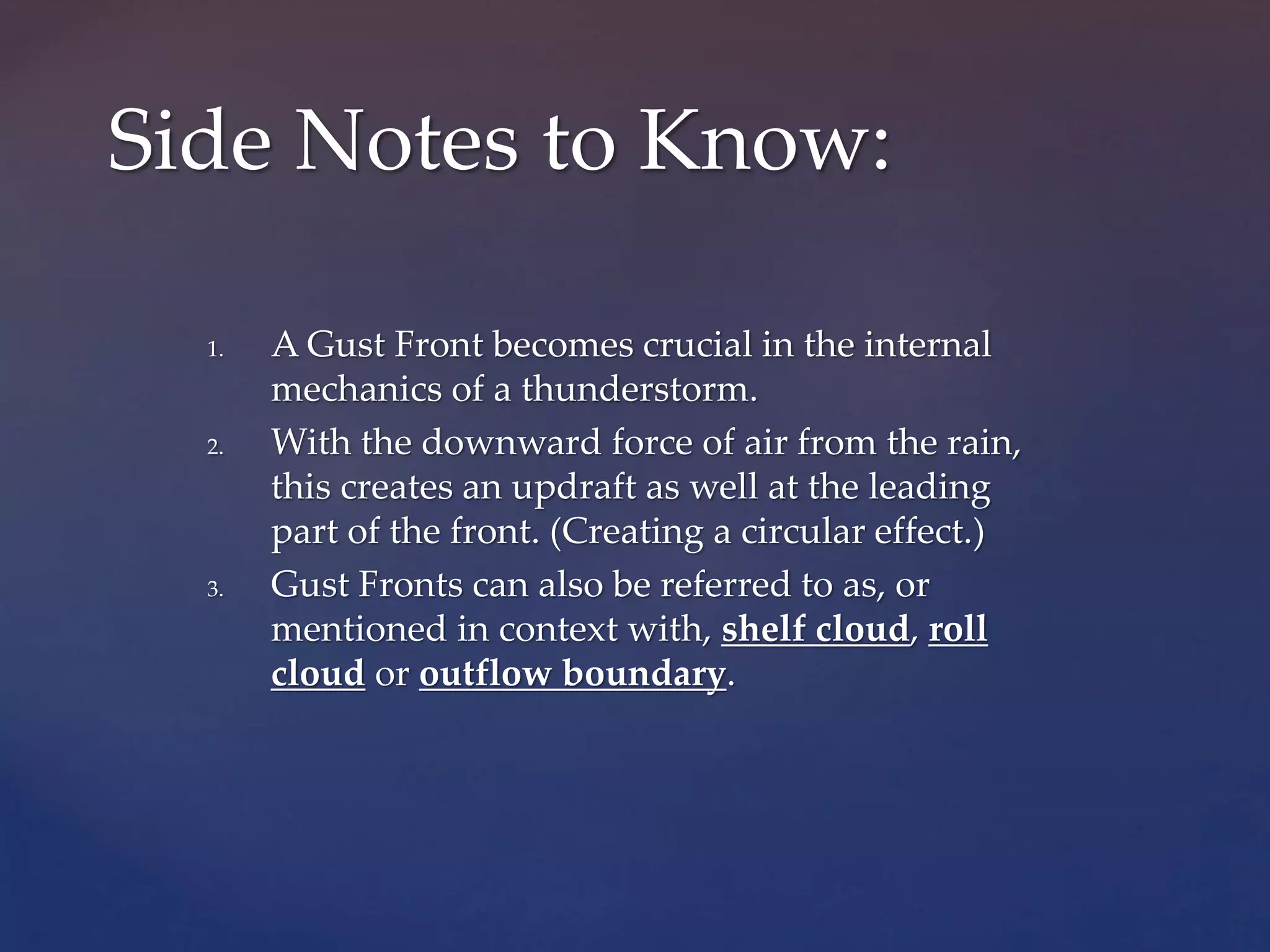 Gust front Presentation | PPTX