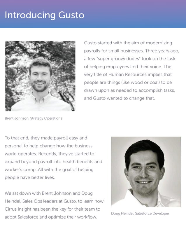 Gusto Case Study | PDF