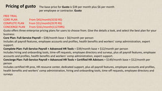 Presentation on gusto payroll | PPTX