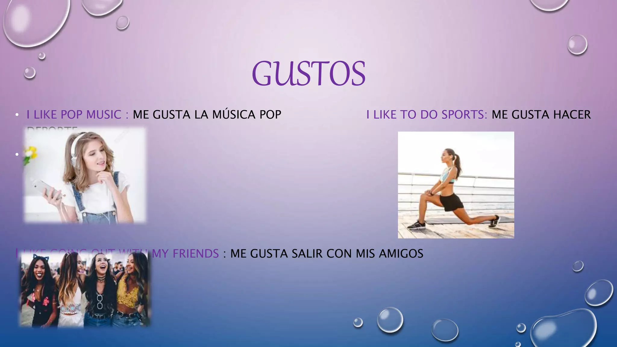 Gustos y disgustos | PPTX