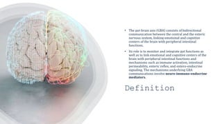 Gut-brain axis.pptx bidirectional communication | PPTX