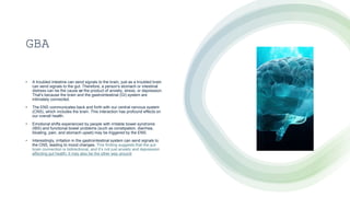 Gut-brain axis.pptx bidirectional communication | PPTX